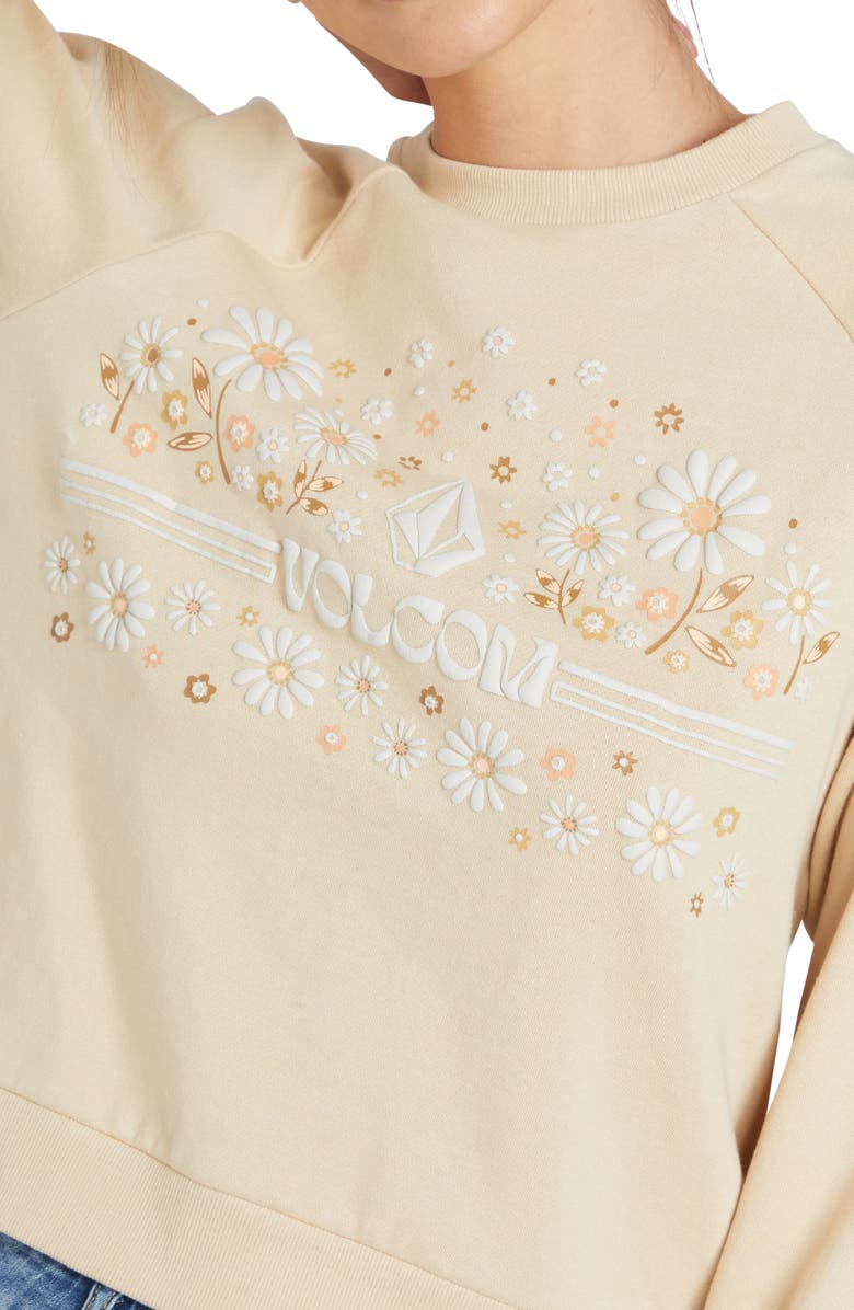 Volcom Truly Deal Floral Graphic Sweatshirt | Nordstrom