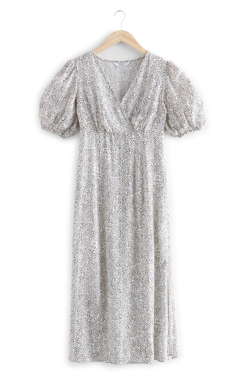 & Other Stories Puff Sleeve Woven Midi Dress | Nordstromrack