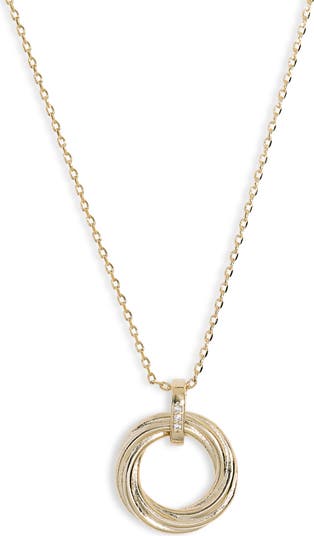 Cubic zirconia pendant necklace nordstrom store