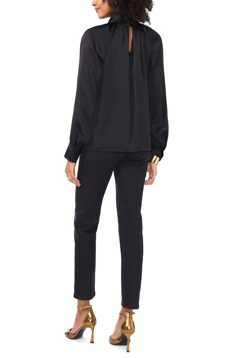 Vince Camuto Twisted Mock Neck Long Sleeve Top | Nordstrom