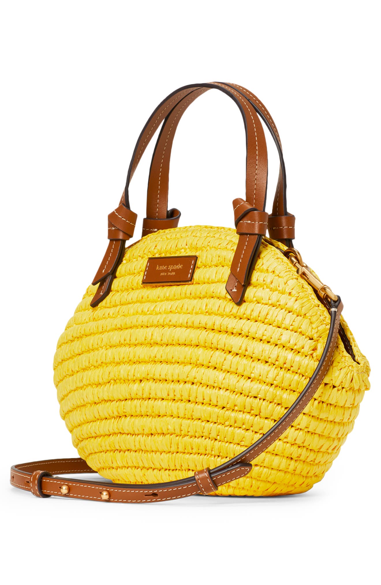 Kate Spade New York lemon drop straw crossbody bag | Nordstromrack