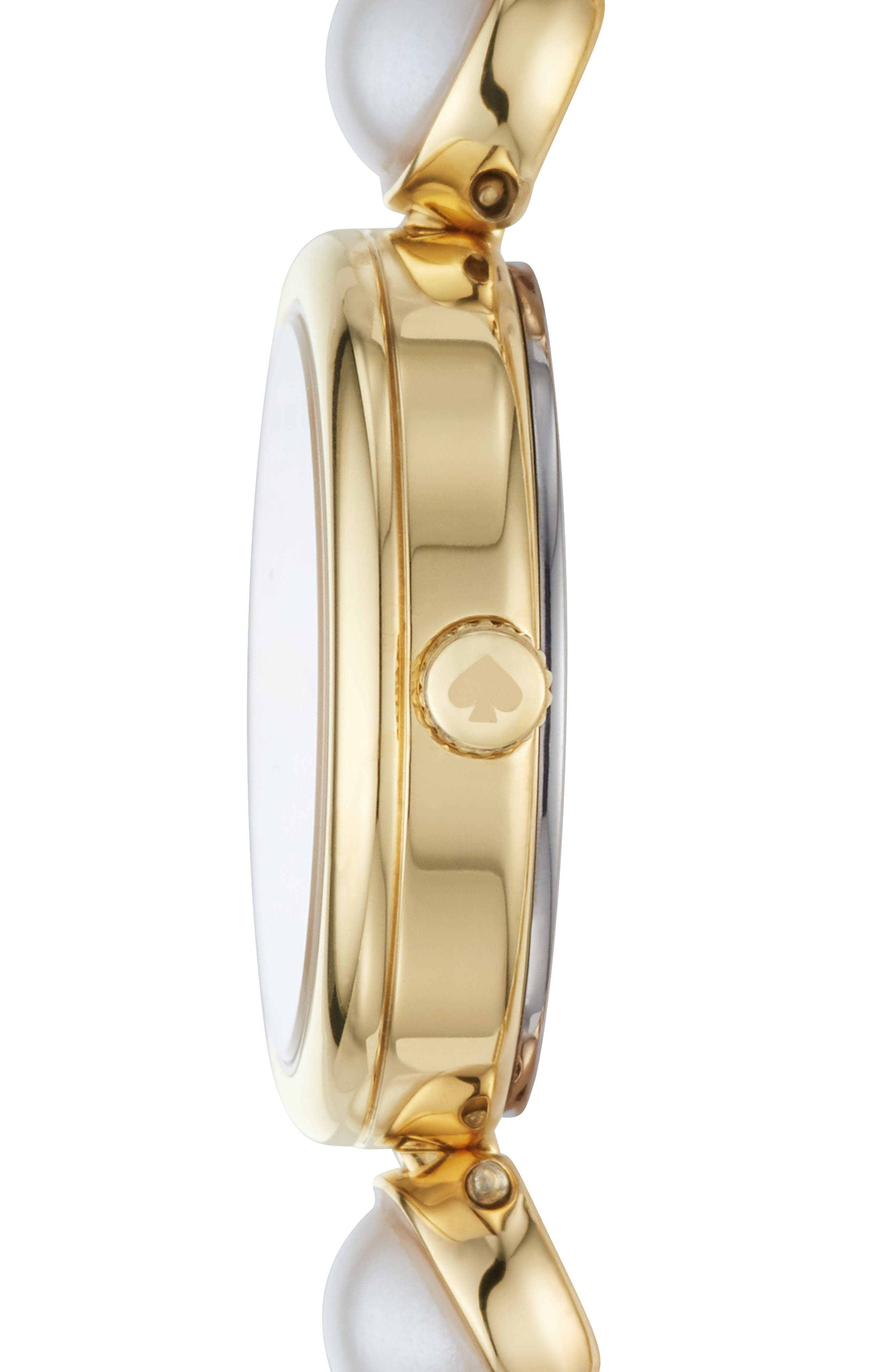 Kate Spade New York monroe imitation pearl bracelet watch, 24mm | Nordstrom
