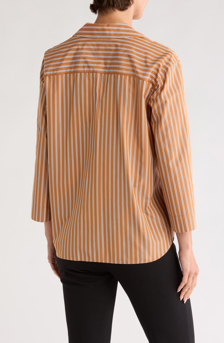 Lafayette 148 New York Pelham Stripe Top | Nordstromrack