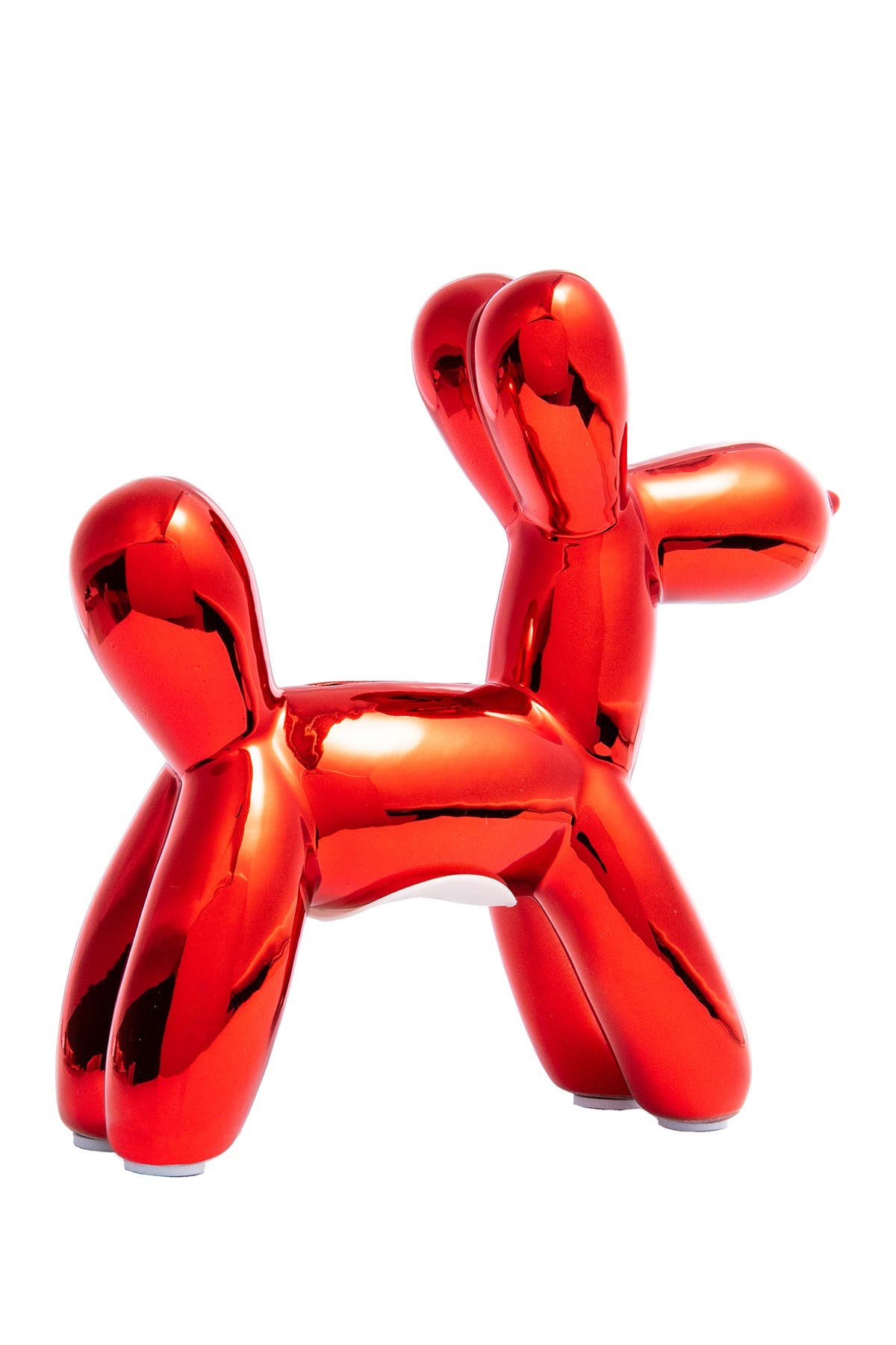 INTERIOR ILLUSIONS Plus Red Mini Balloon Dog Bank - 7.5" Tall ...