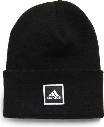 adidas Wide Cuff Patch Beanie | Nordstromrack
