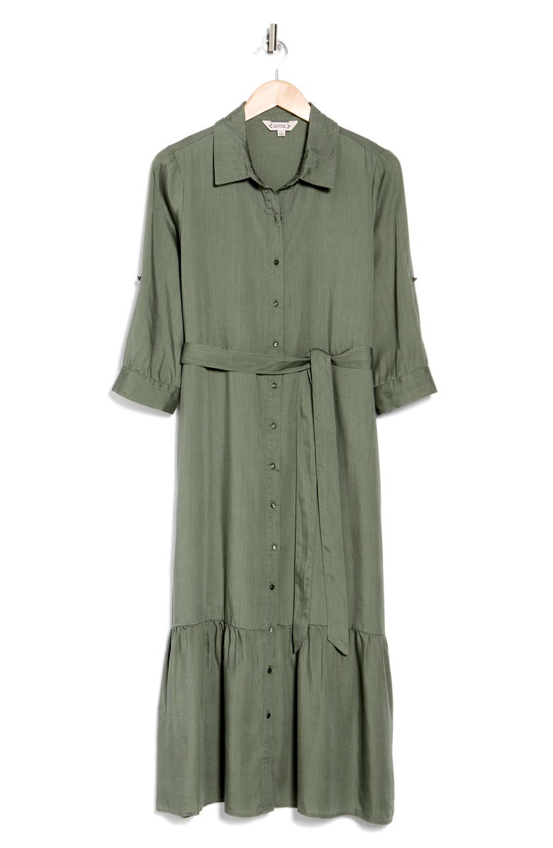 Nanette Lepore Tie Waist Chambray Shirtdress | Nordstromrack