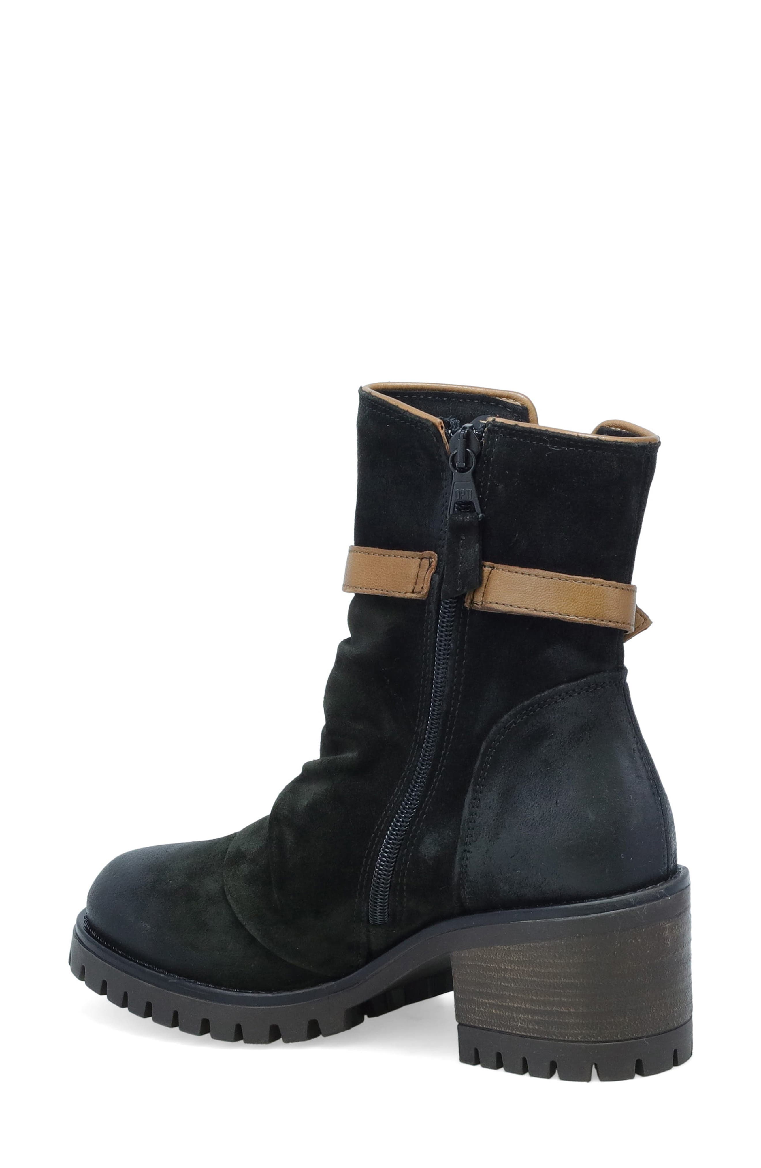 Miz Mooz Mandy Suede Moto Boot (Women) | Nordstromrack