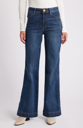 Wit & Wisdom Gracie 'Ab'Solution Skyrise High Waist Wide Leg Jeans | Nordstrom