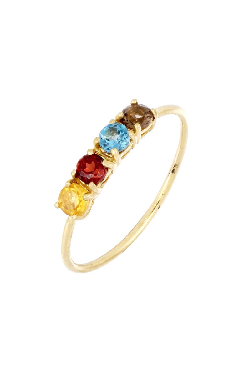 Bony Levy Iris 18K Yellow Gold Sapphire Stacking Ring | Nordstromrack
