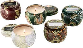 Voluspa Japonica Set of 5 Mini Tin Candles | Nordstrom