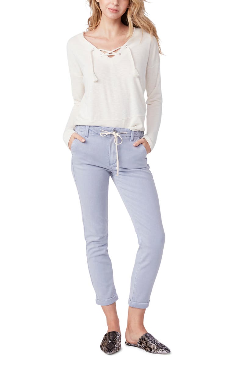 PAIGE Primrose Lace-Up Top | Nordstromrack