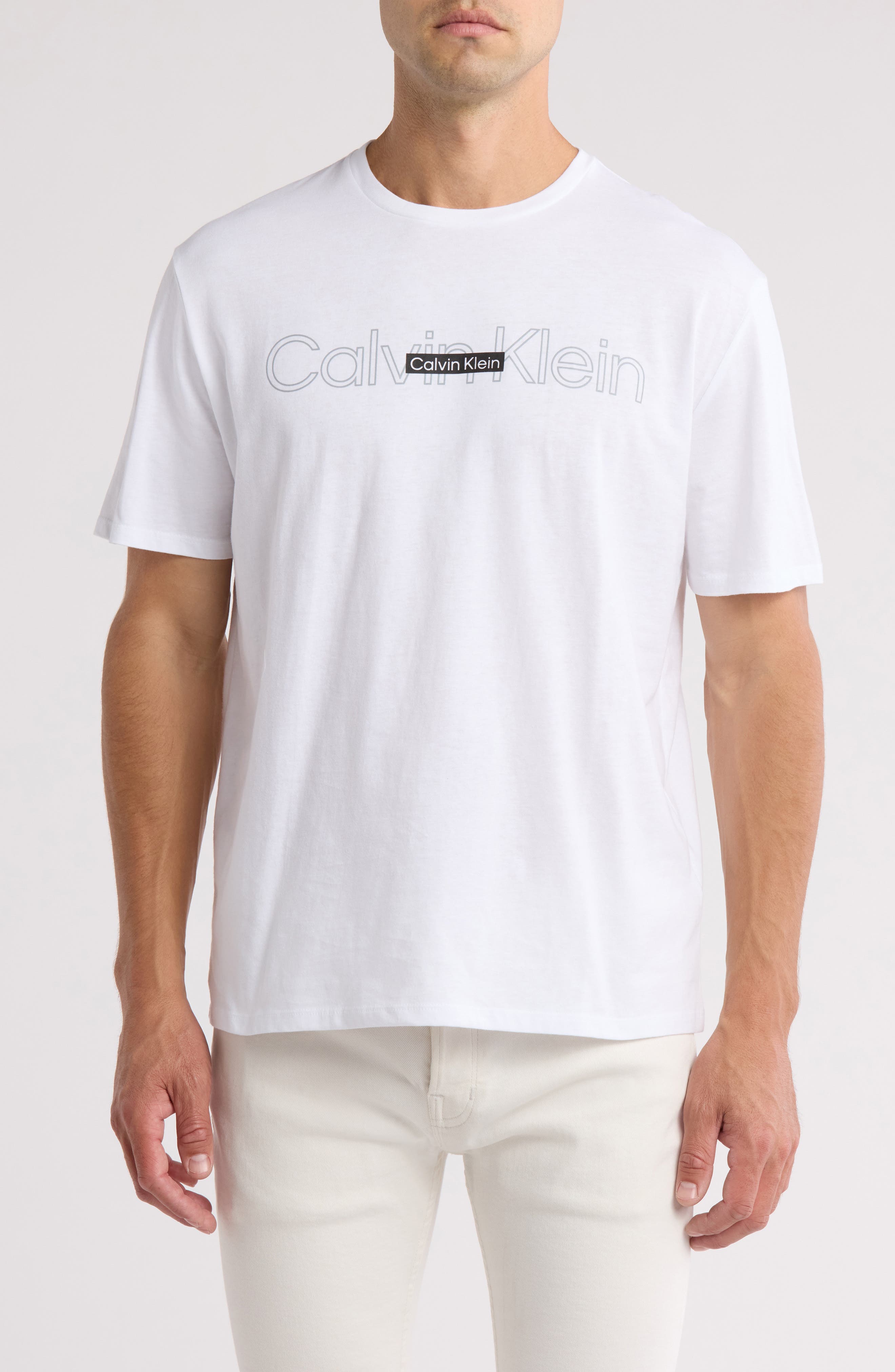Calvin Klein Double Standard Logo Graphic T-Shirt | Nordstromrack