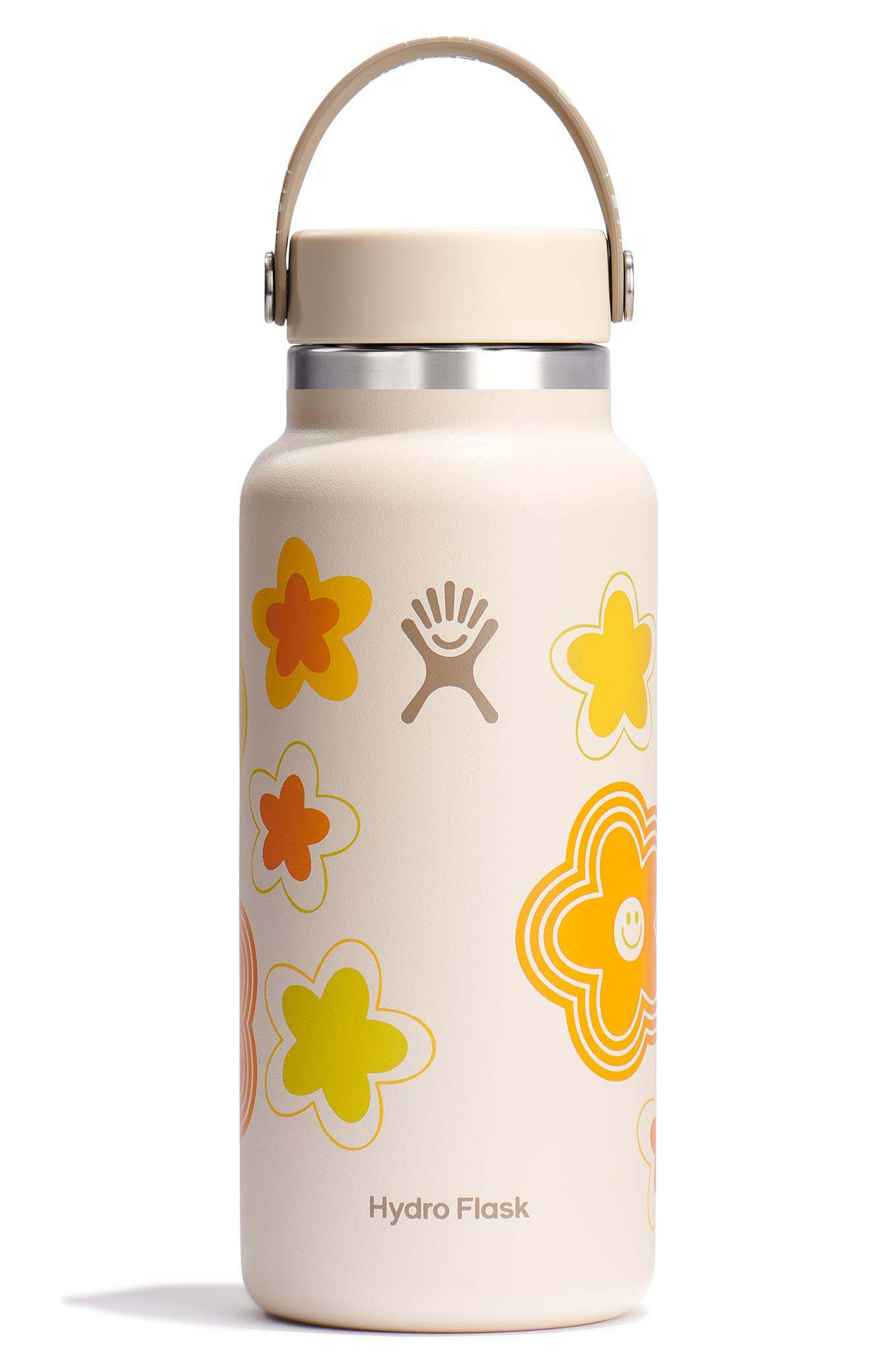 Hydro Flask 32-Ounce Wide Mouth Flex Cap Happy Days Water Bottle ...