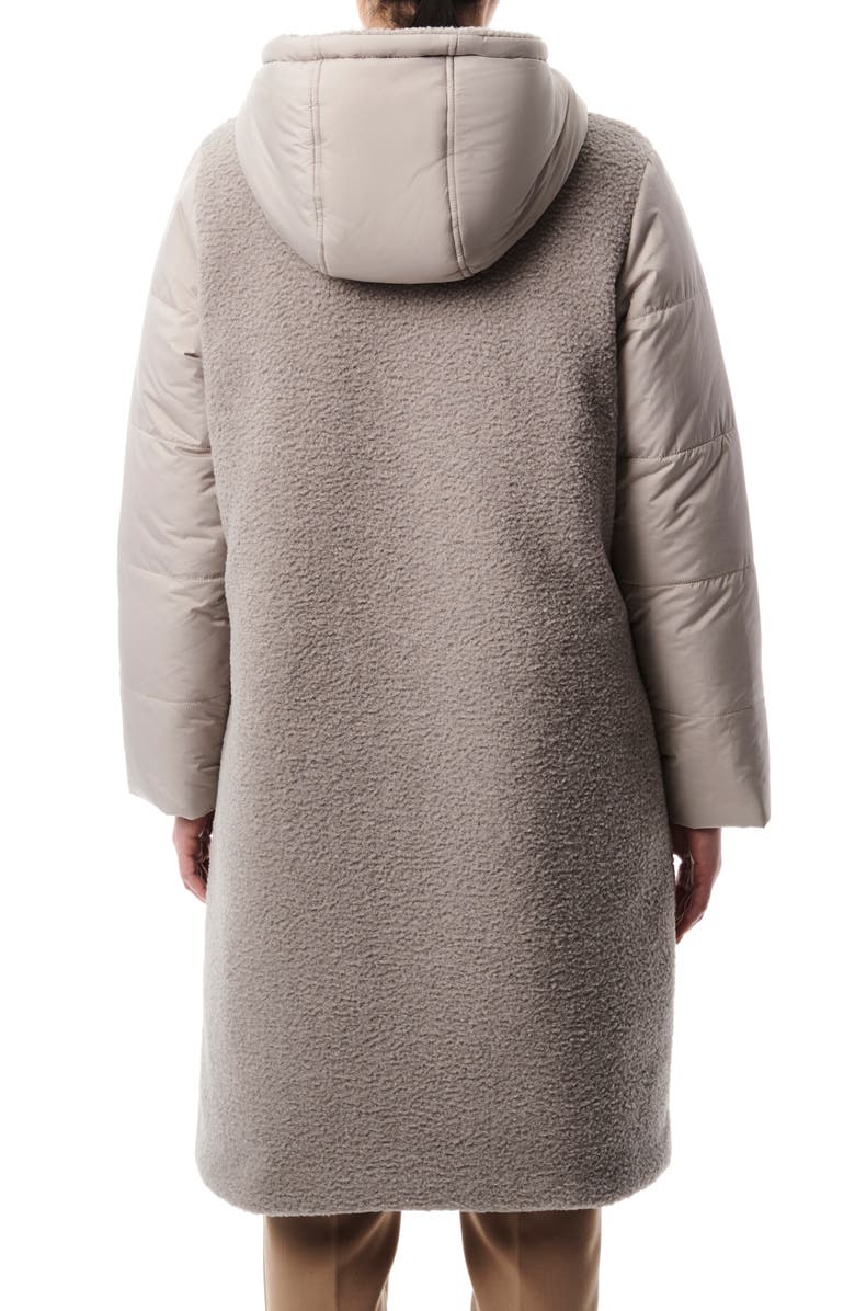Bernardo Mix Media Hooded Faux Fur Jacket | Nordstromrack