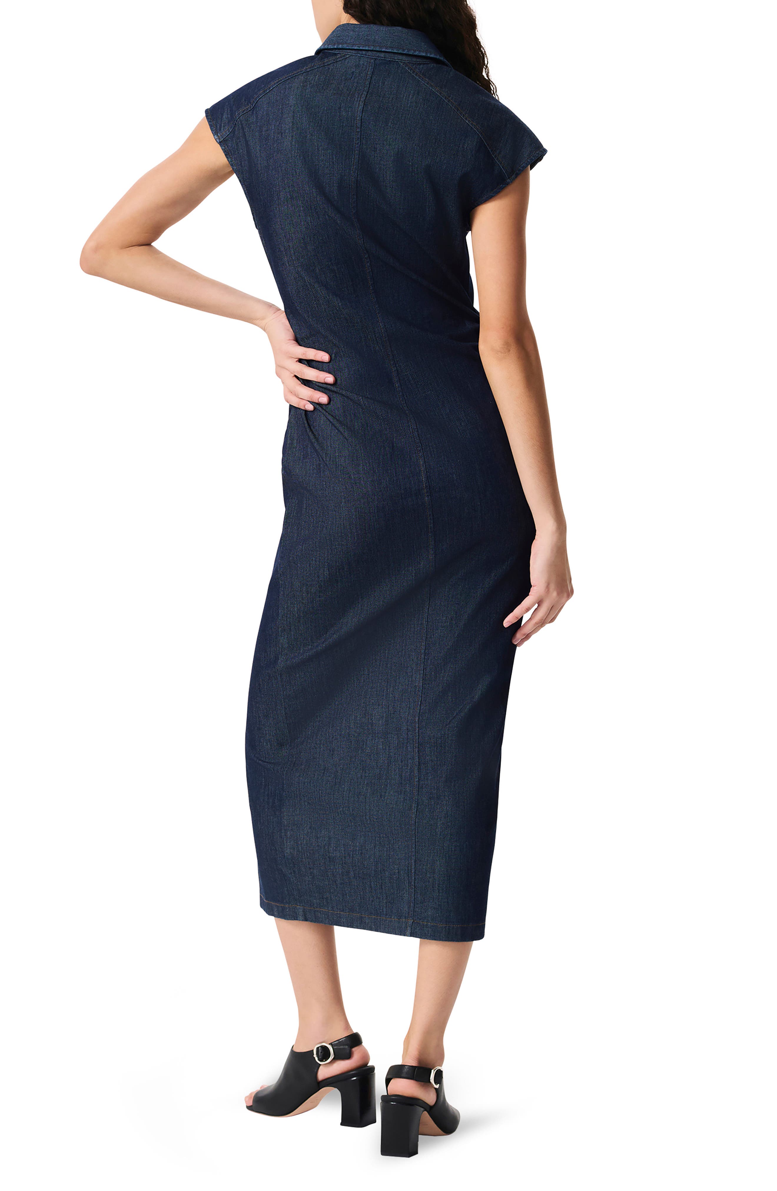 rag & bone Airflex Leah Cotton Blend Denim Shirtdress | Nordstrom