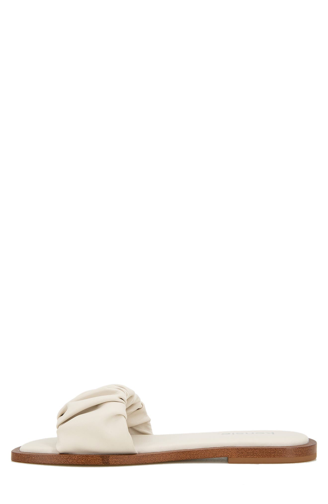 Kensie Cloe Scrunched Flat Sandal (Women) | Nordstromrack
