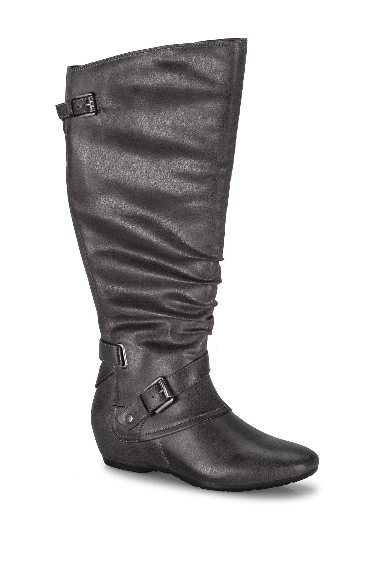 BARETRAPS Pabla Wide Calf Tall Shaft Wedge Boot | Nordstromrack