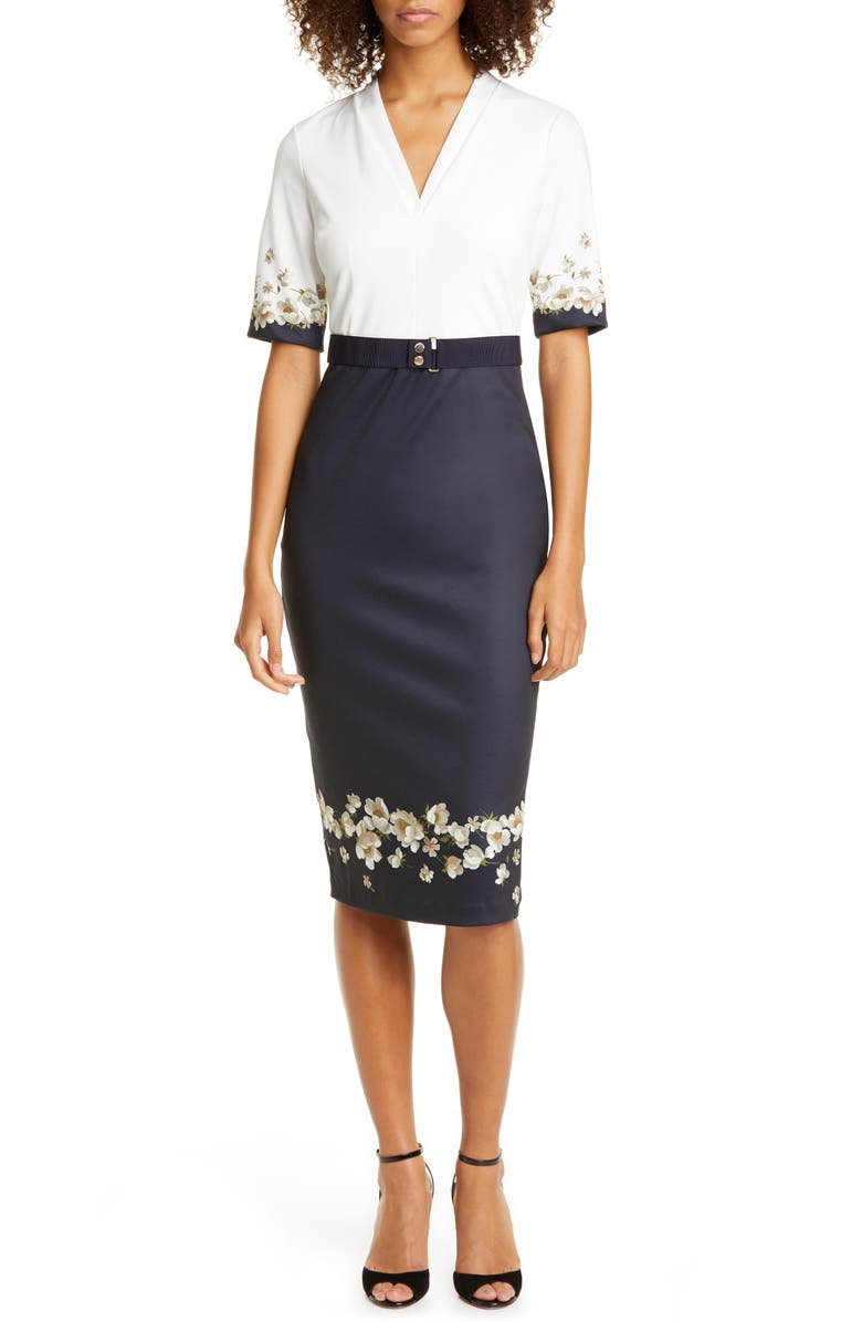 Ted Baker London Pearl V-Neck Dress | Nordstromrack
