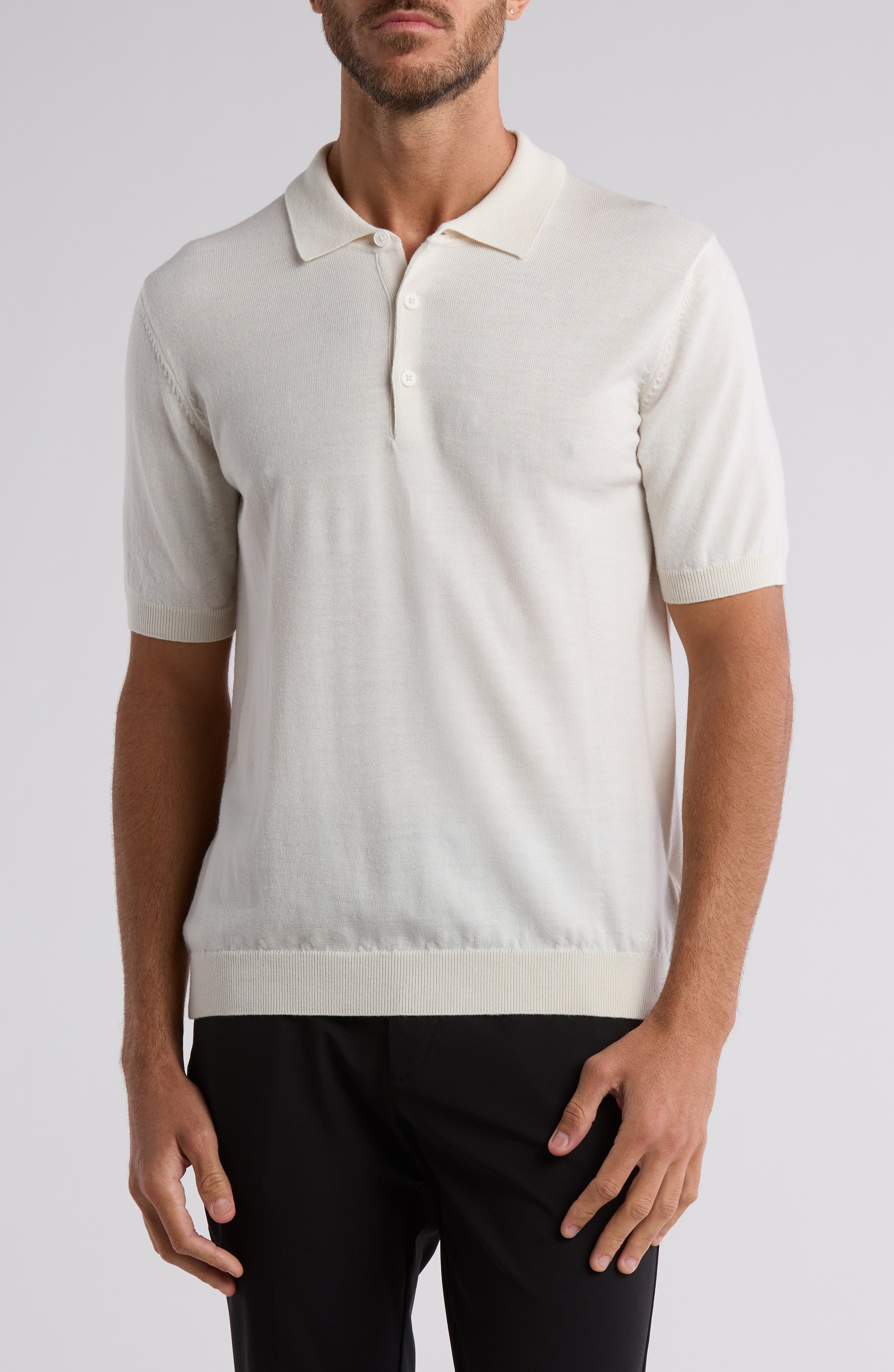 HUGO San Peppino Wool Polo Sweater | Nordstromrack