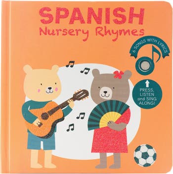 CALIS BOOKS 'Spanish Nursery Rhymes' Sing-Along Board Book | Nordstrom