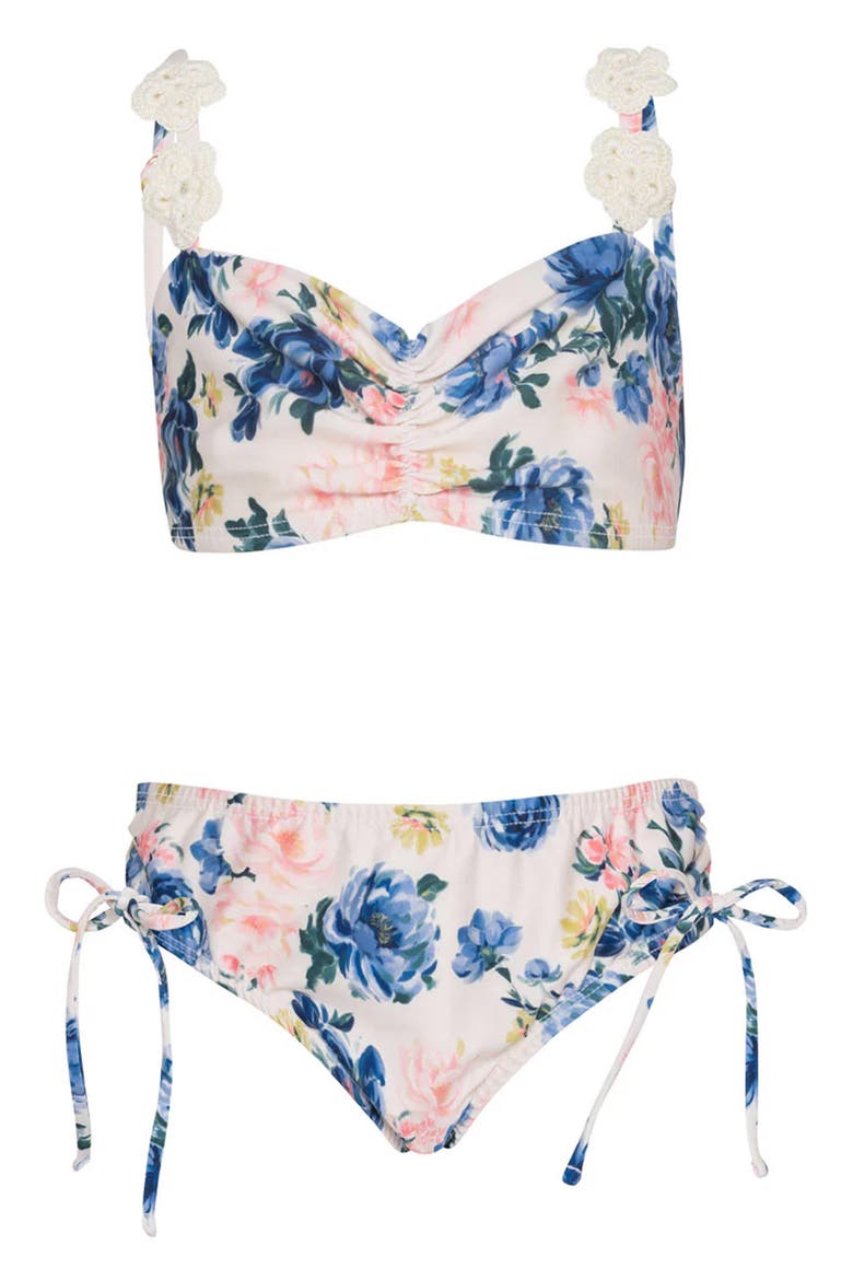 Kids' Evie Flower Two-Piece Swimsuit (Women) | Nordstrom