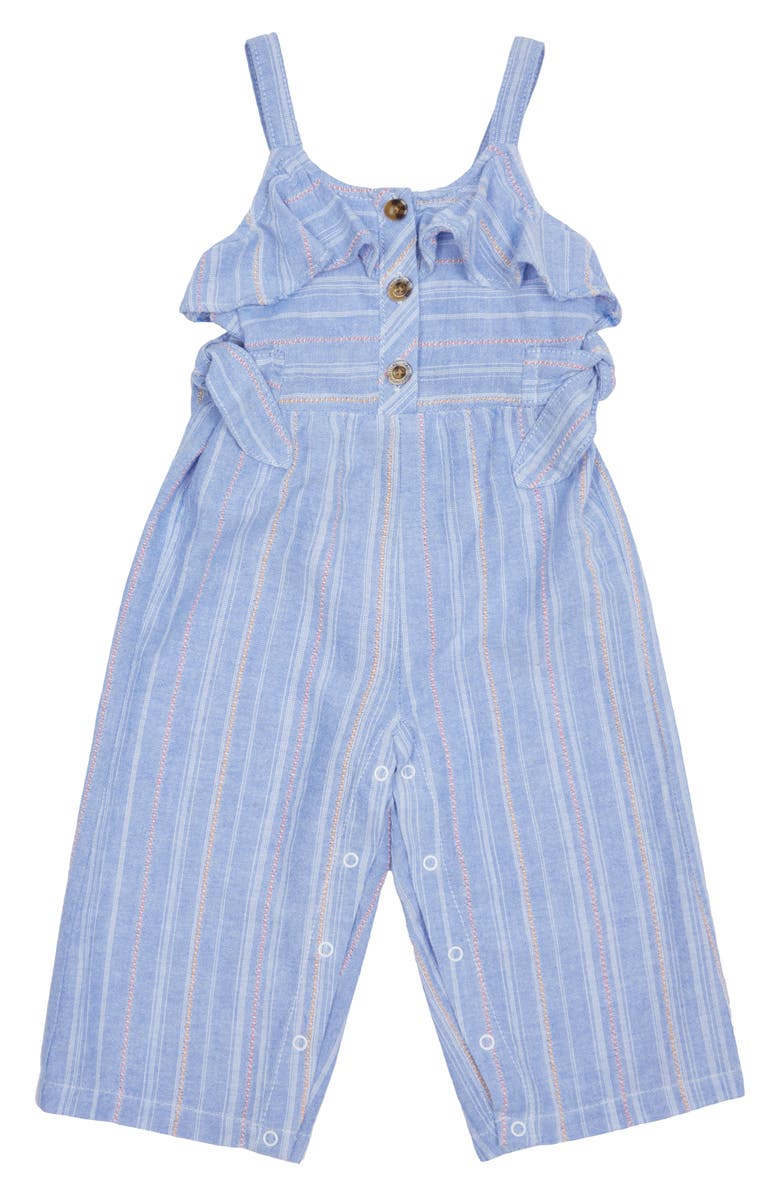 Habitual Girl Habitual Kids Stripe Button Front Jumpsuit | Nordstrom