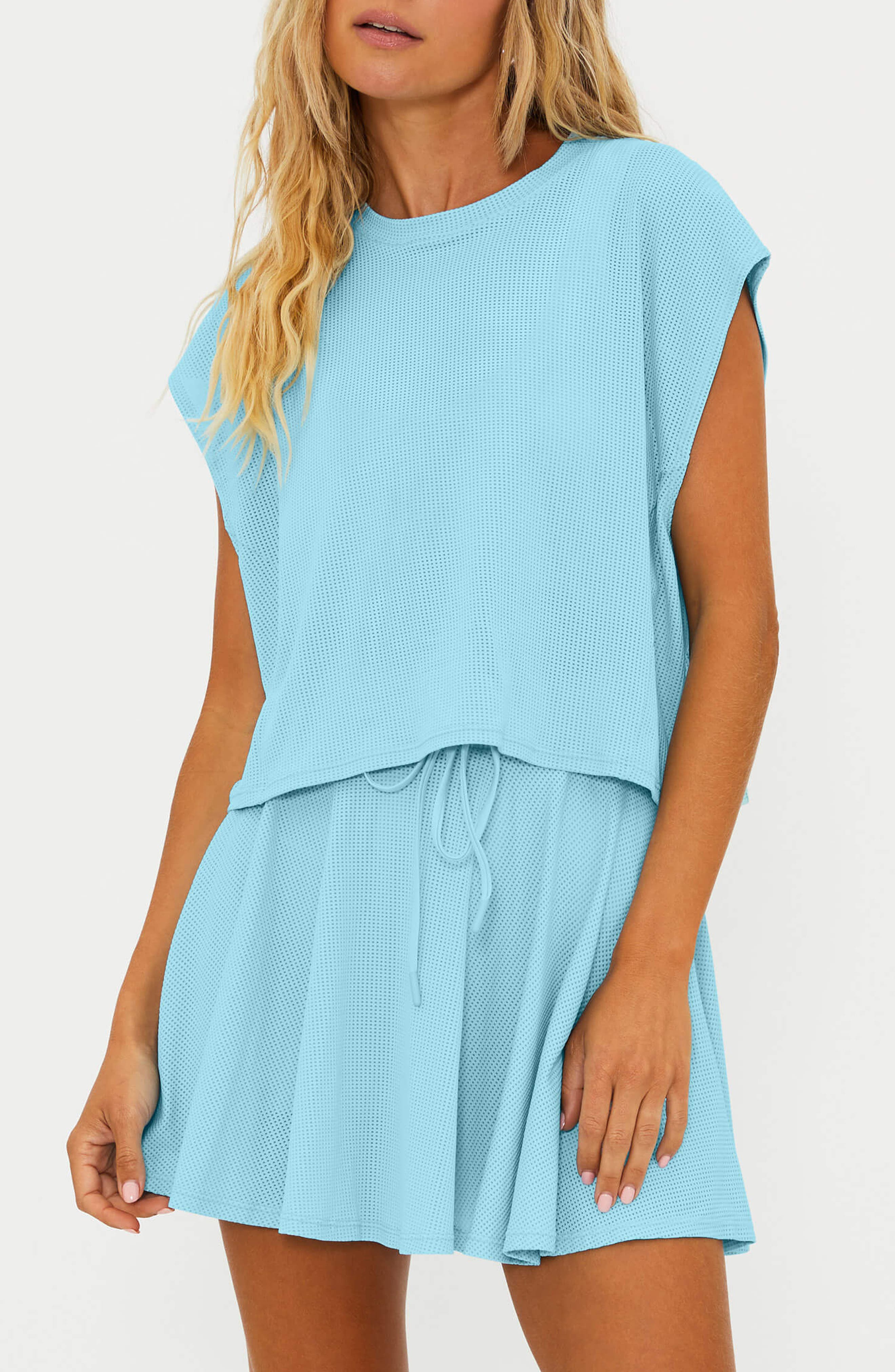 Beach Riot Dolman Sleeve Mesh T-Shirt | Nordstromrack