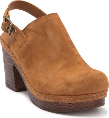 KORKS Kyndra Block Heel Leather Clog (Women) | Nordstromrack