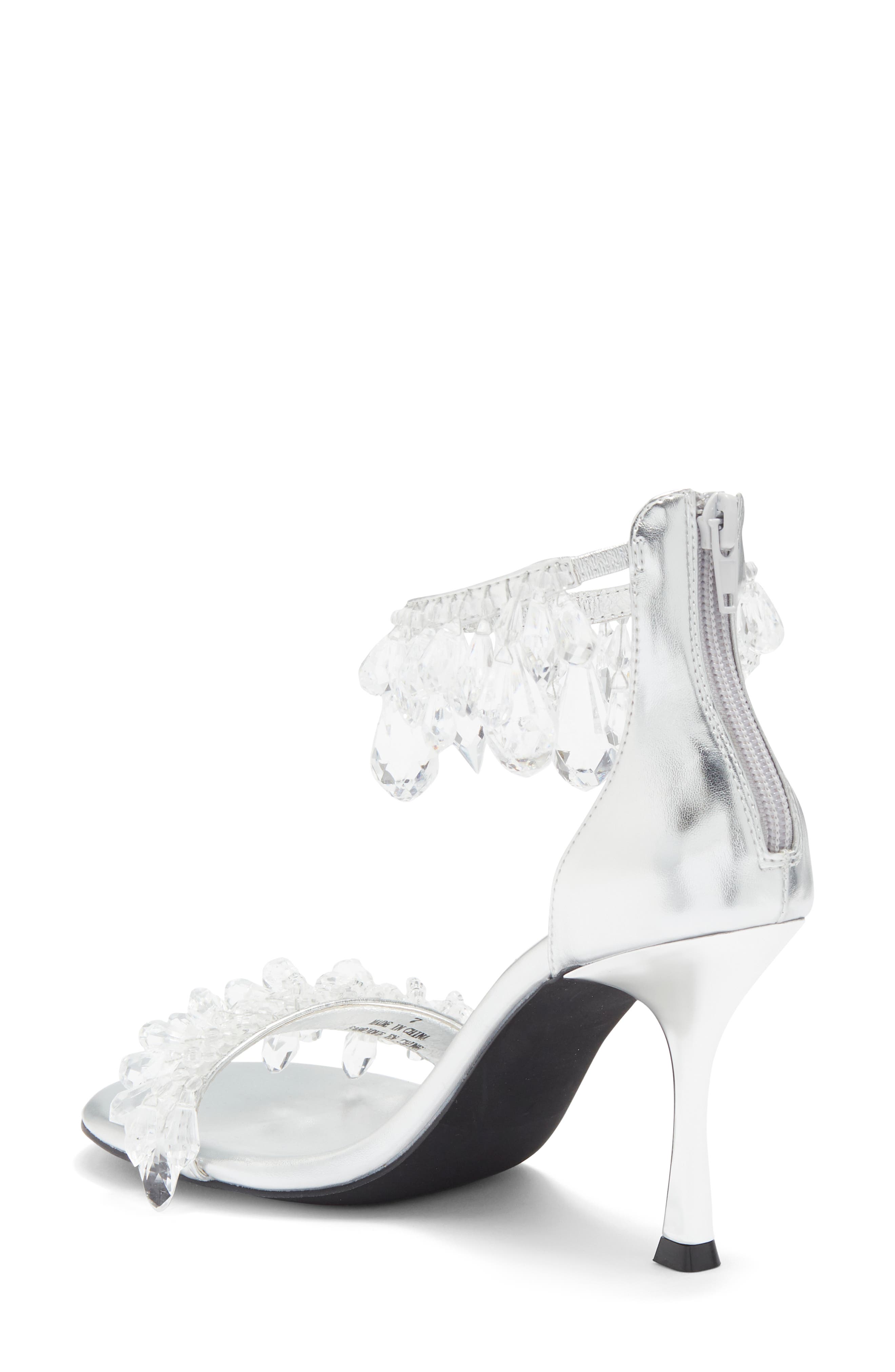 Jeffrey Campbell Chryst Crystal Ankle Strap Sandal (Women) | Nordstromrack