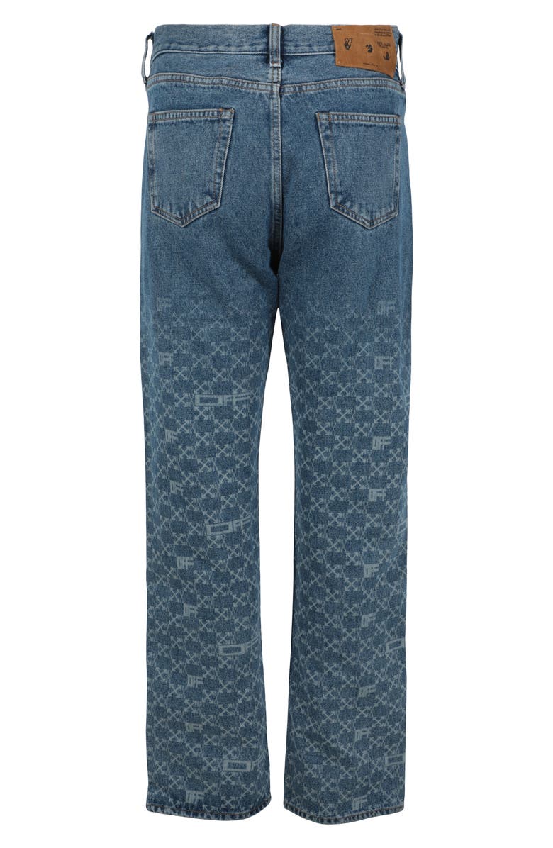 Off-White Monogram Skate Fit Cotton Jeans | Nordstromrack