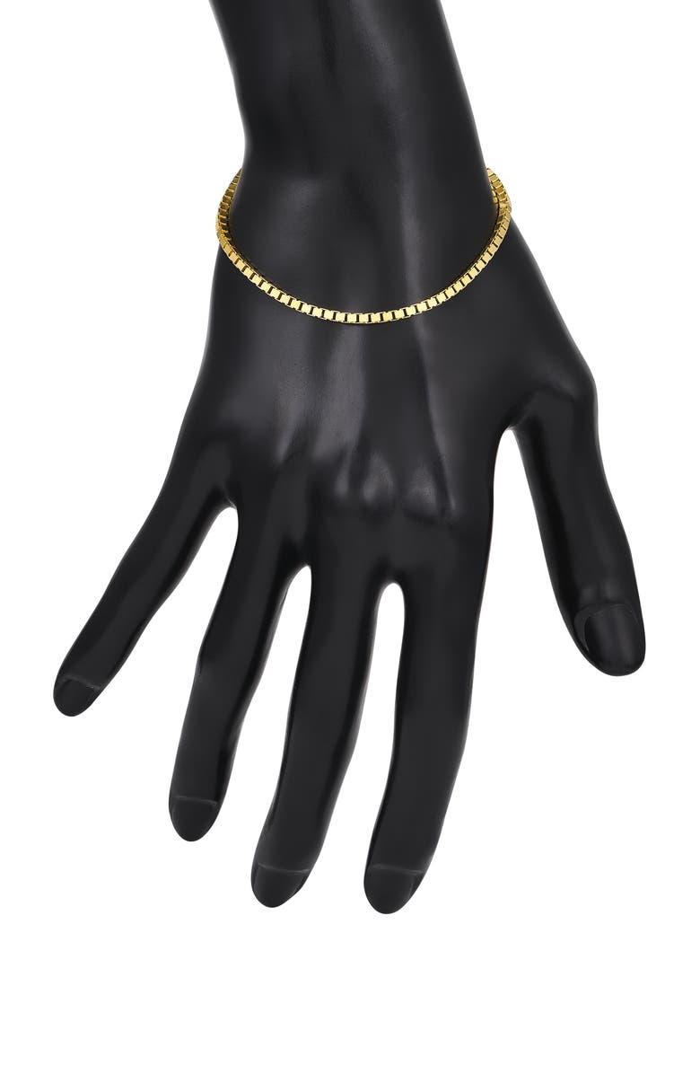 HAWLEY ST 14K Gold Classic Box Chain Bracelet | Nordstromrack