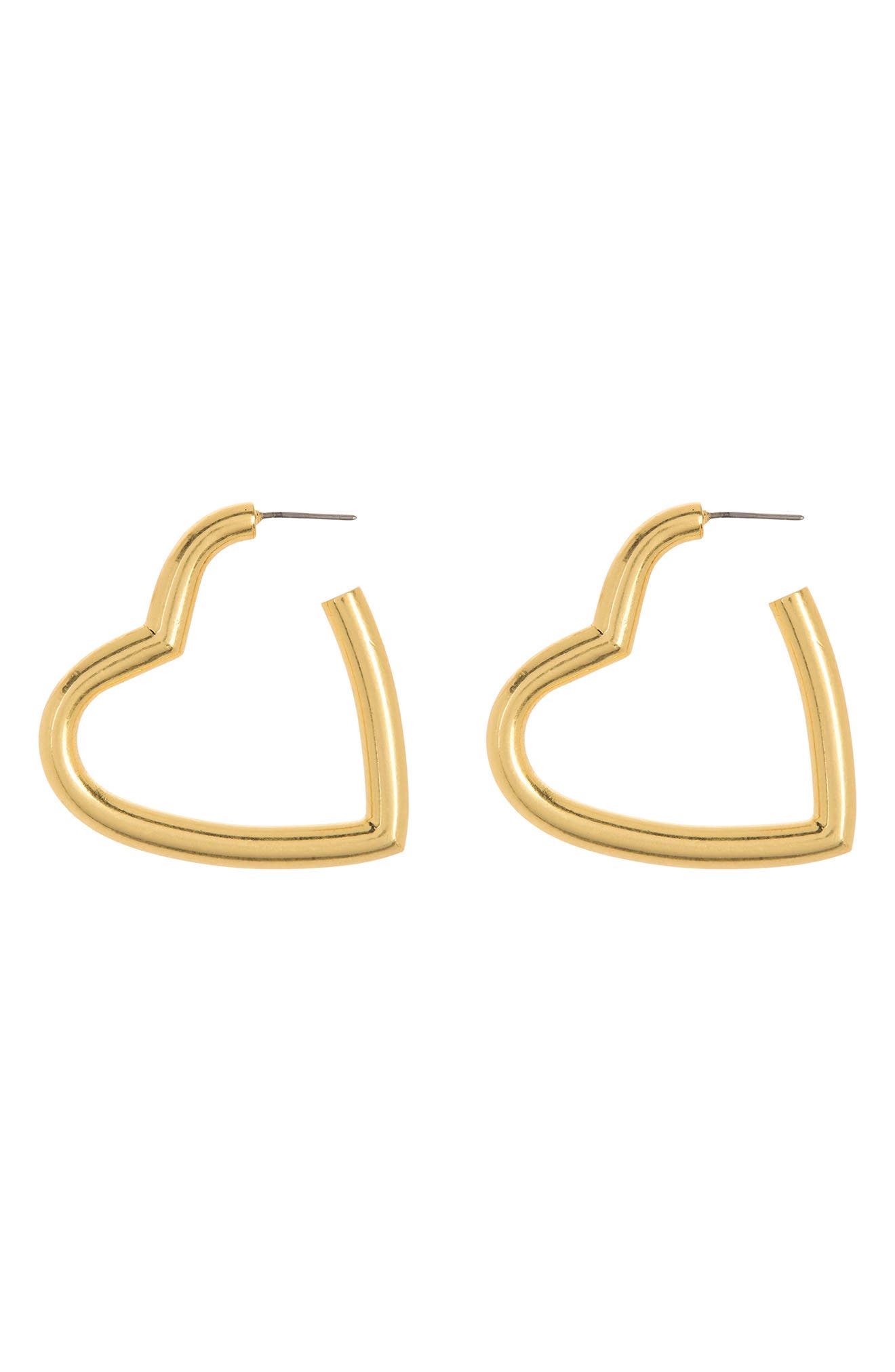 Chunky Heart Hoop Earrings (Women) | Nordstromrack