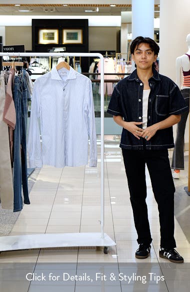 MANGO Slim Fit Button-Up Shirt | Nordstrom