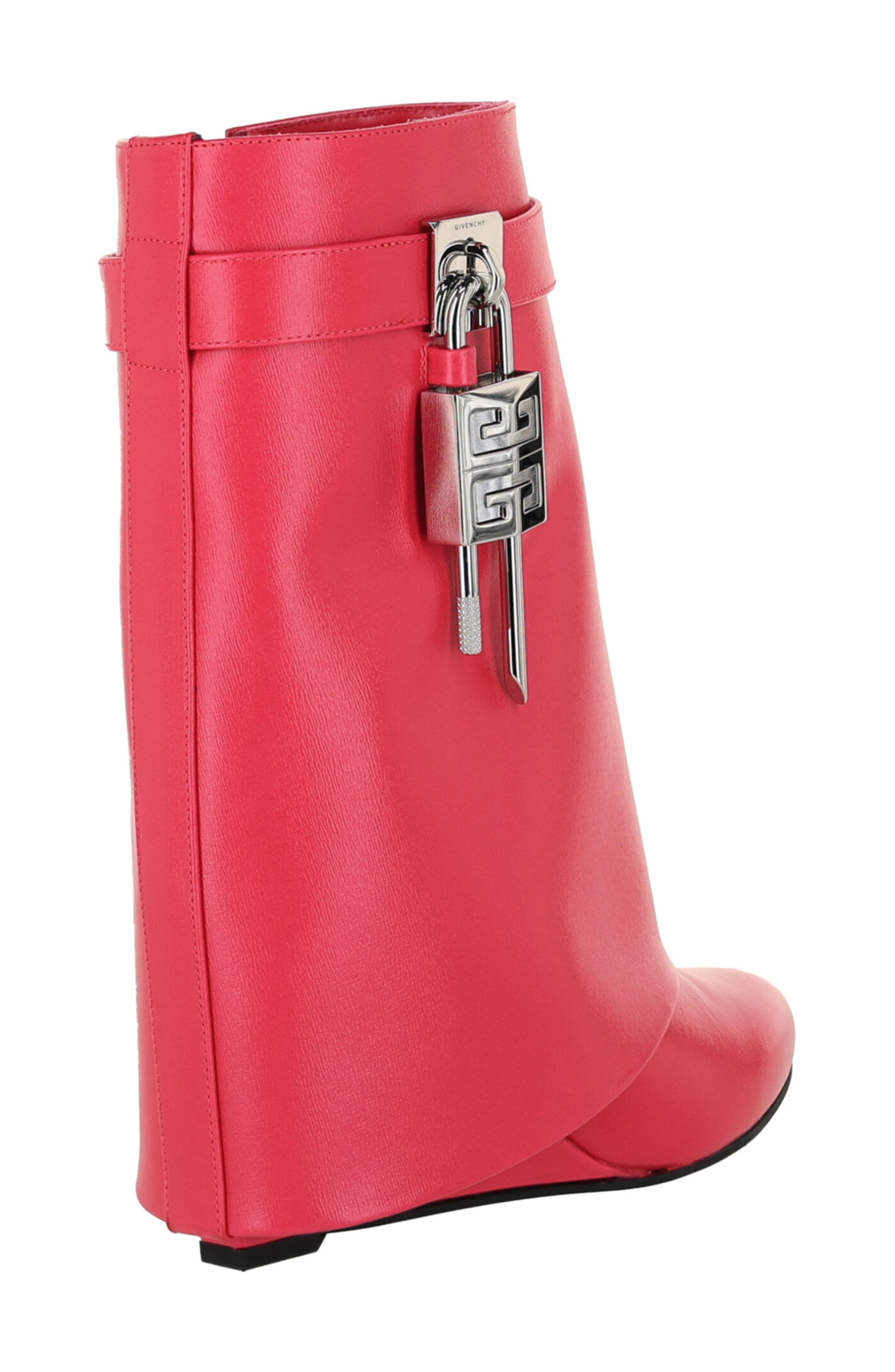 Givenchy Shark Lock Leather Wedge Boot (Women) | Nordstromrack