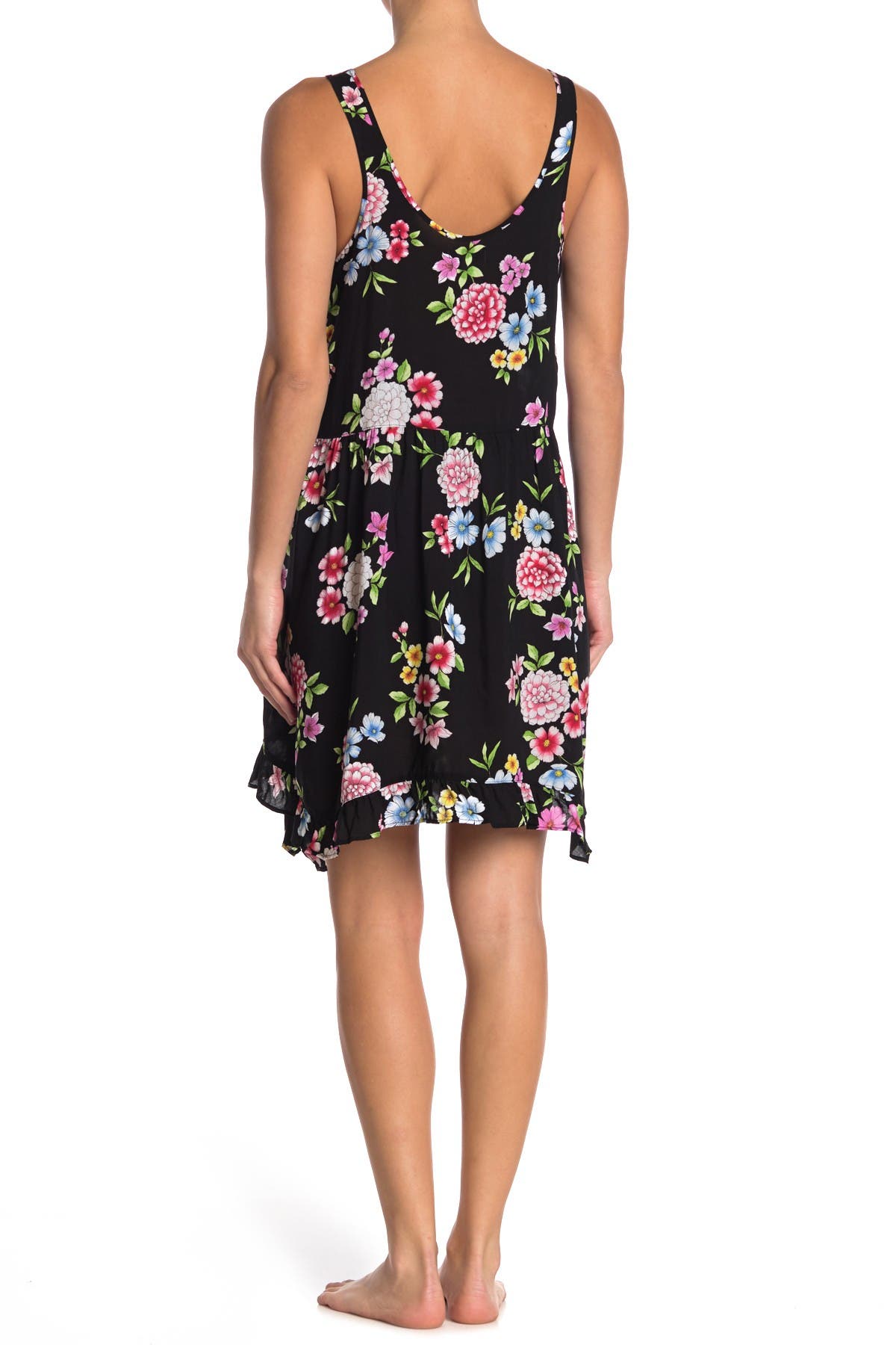 Kensie Handkerchief Hem Floral Nightgown | Nordstromrack