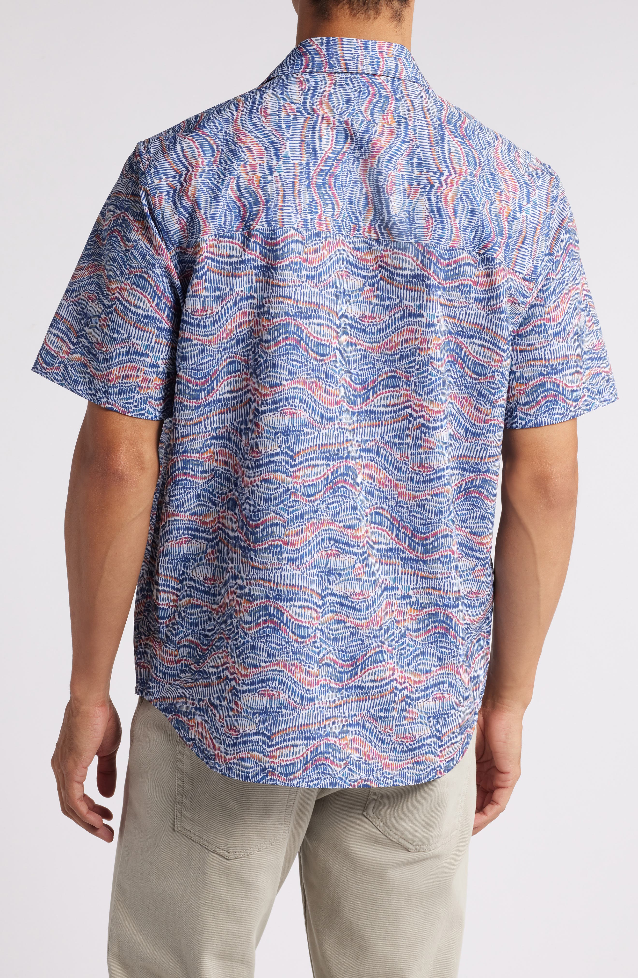 Tommy Bahama Bahama Coast Monte Rio Geo IslandZone® Short Sleeve Button ...