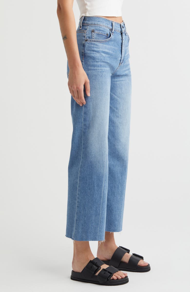 ASKK NY Raw Hem Crop Wide Leg Jeans | Nordstromrack