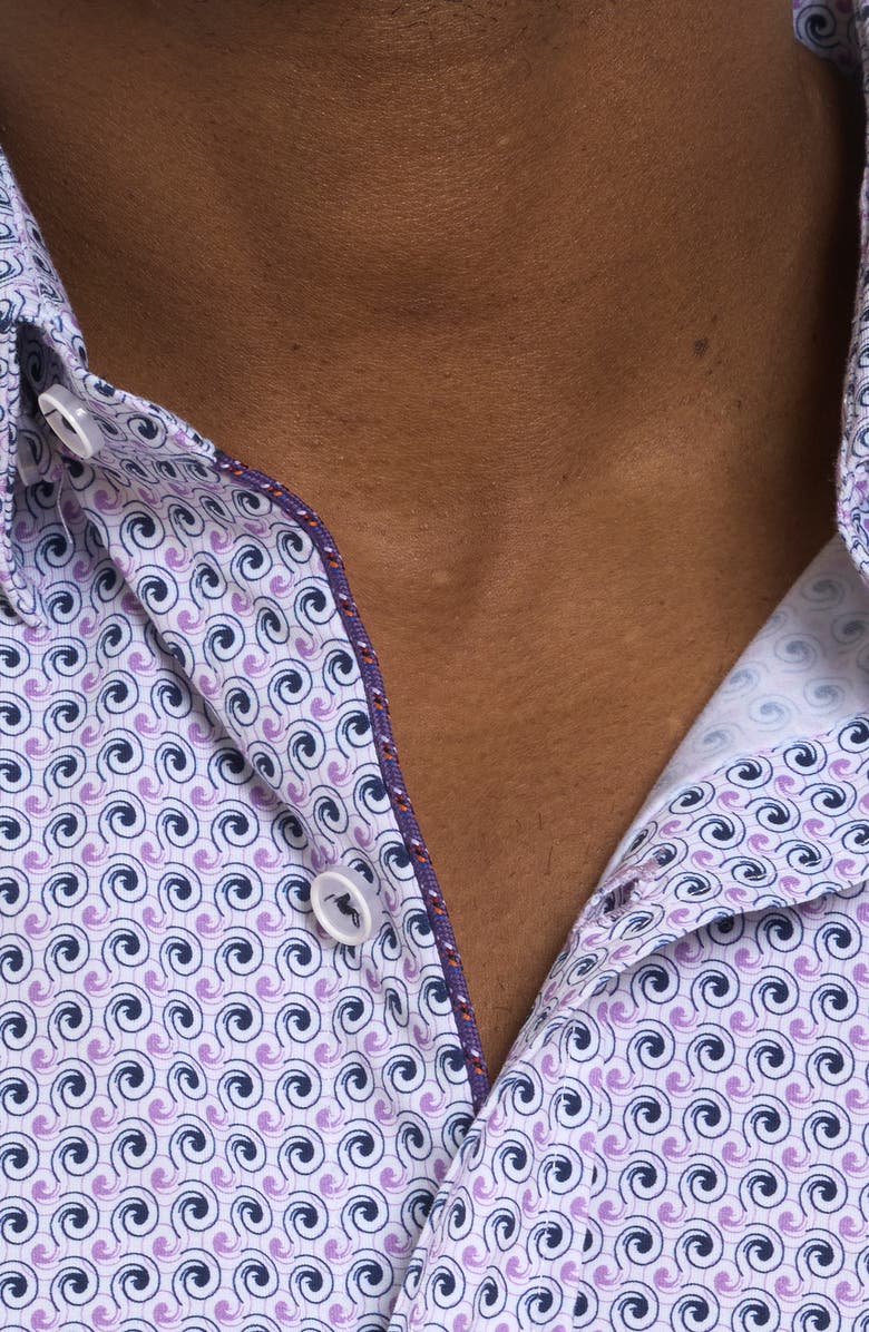 Robert Graham Kensinger Knit Button-Up Shirt | Nordstrom