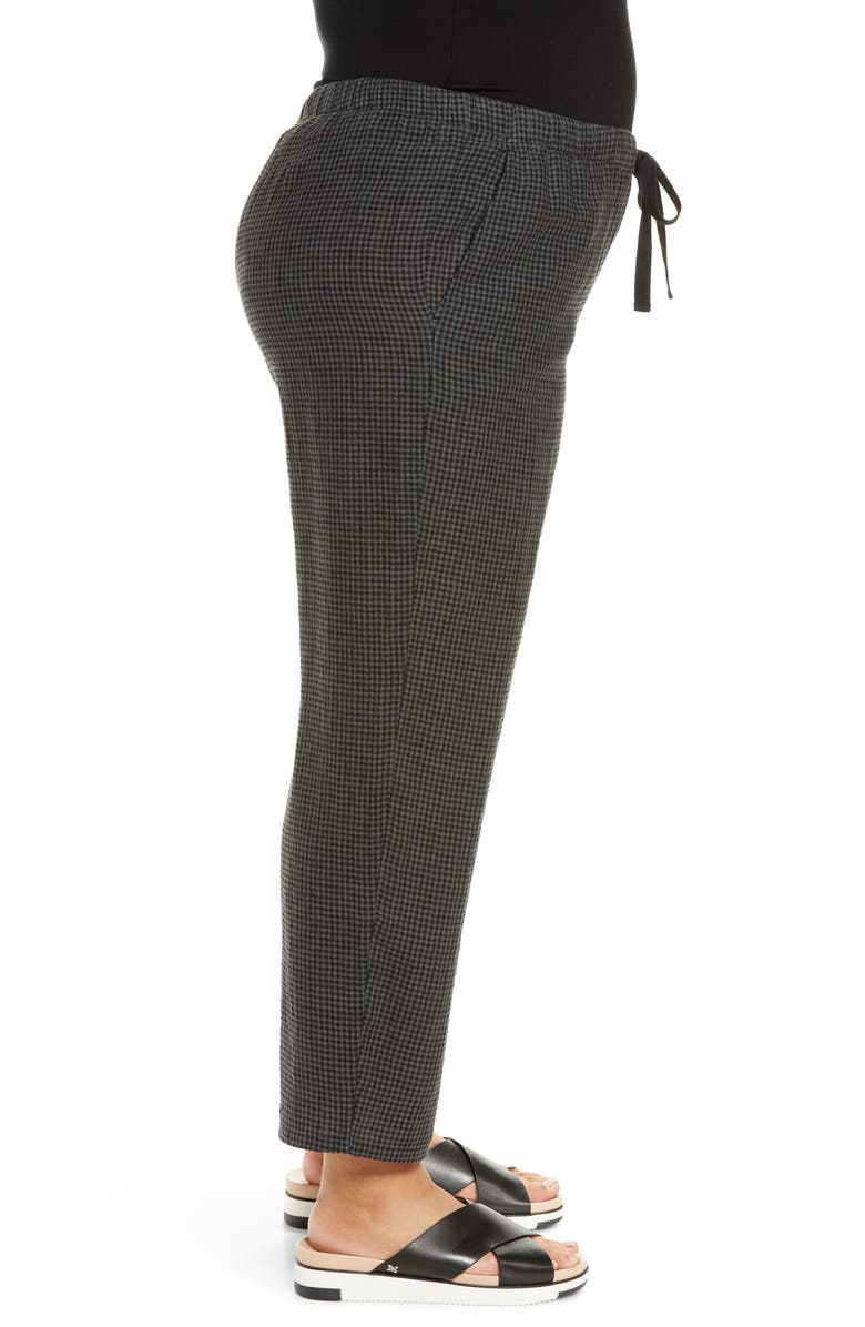 Eileen Fisher Puckered Organic Linen Ankle Pants | Nordstromrack