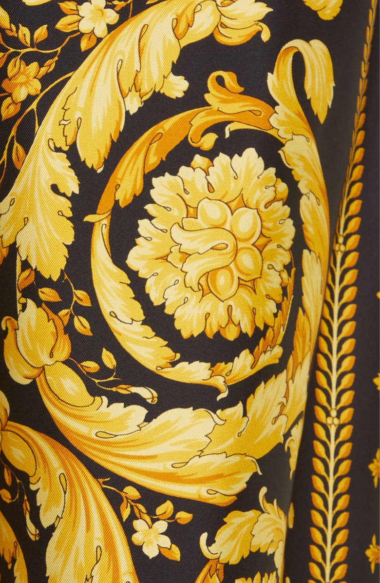 Versace Barocco Print Silk Shorts | Nordstrom