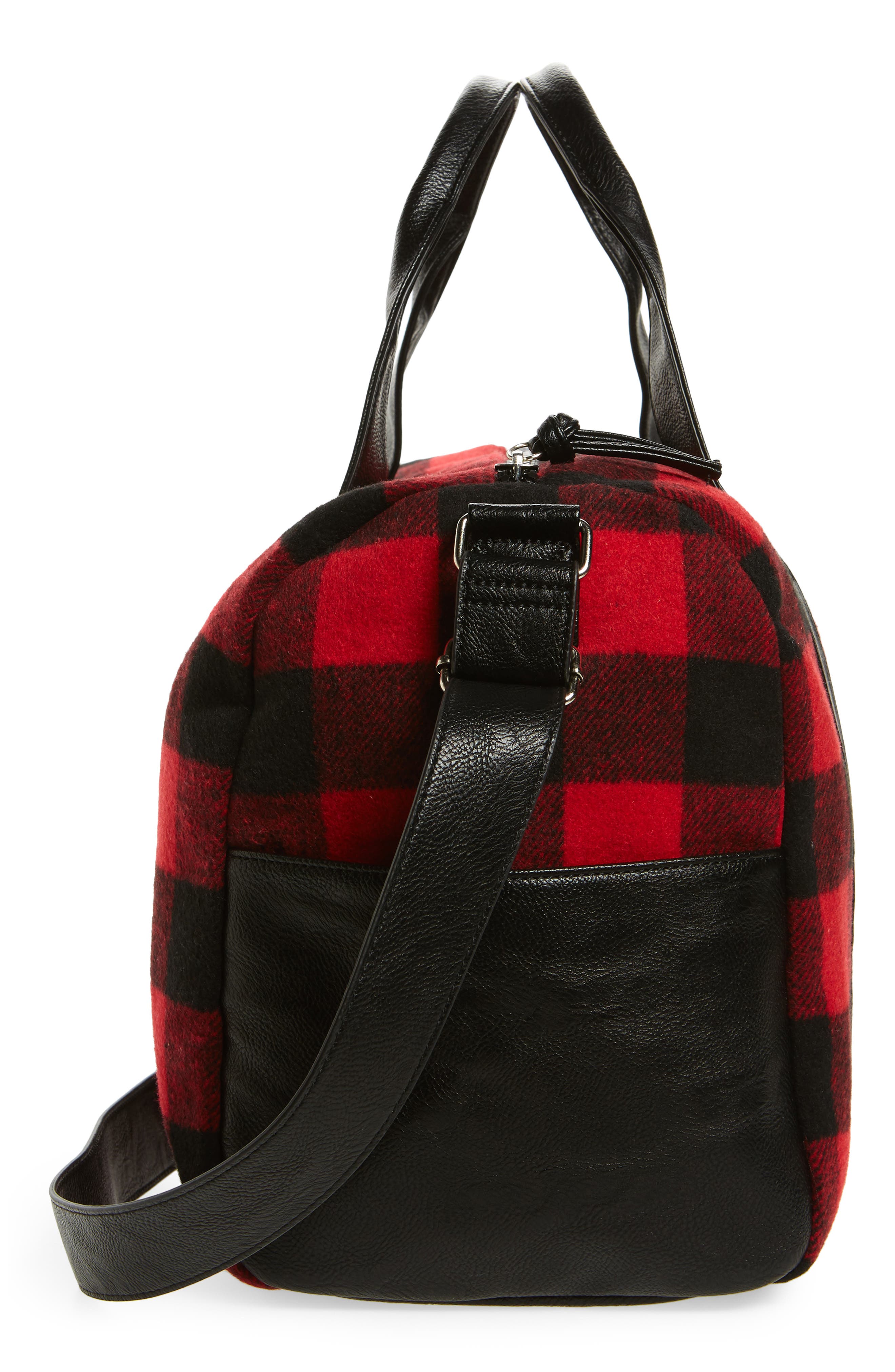 BP. Flannel Buffalo Check Duffel Bag | Nordstrom