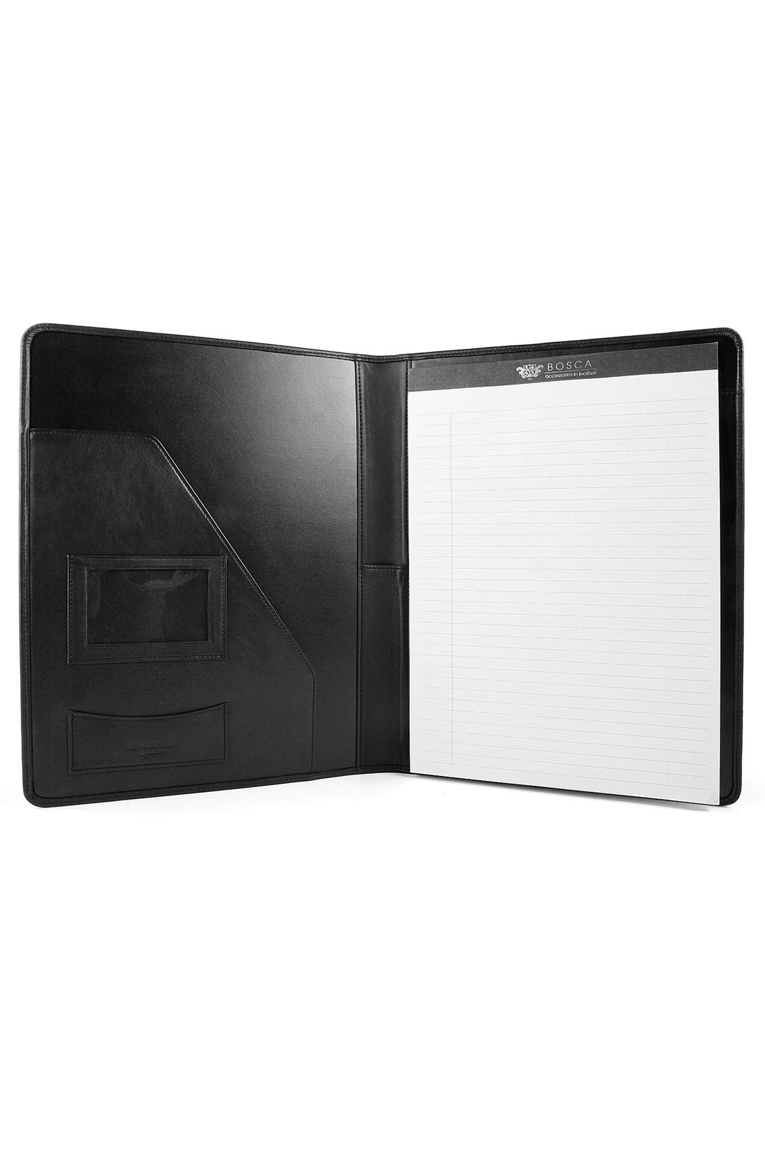 Bosca Leather Letter Pad Cover | Nordstrom