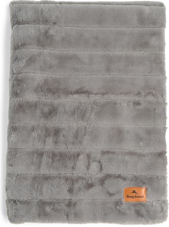 Tommy Bahama Channel Faux Fur Throw | Nordstromrack