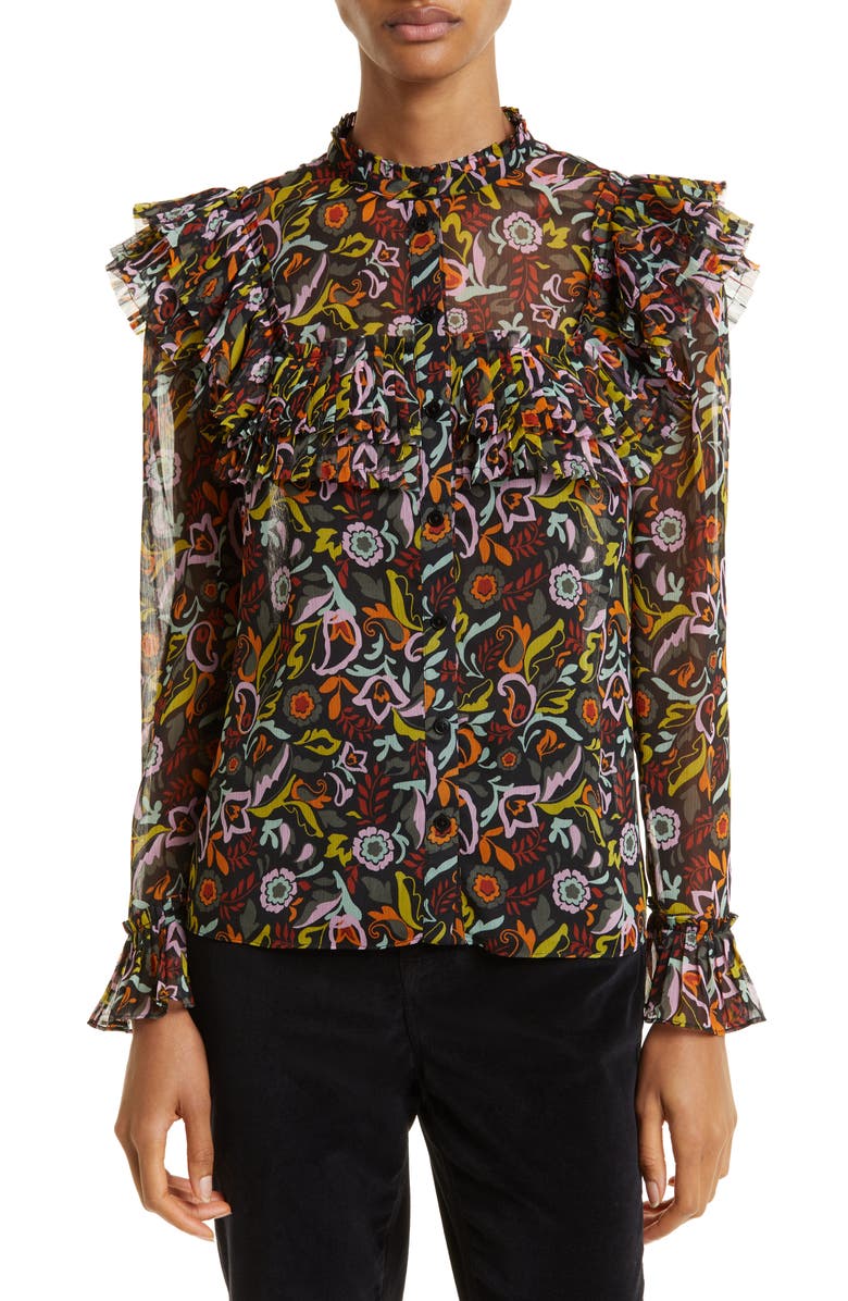 Ted Baker London Ehllana Ruffle Detail Blouse | Nordstromrack