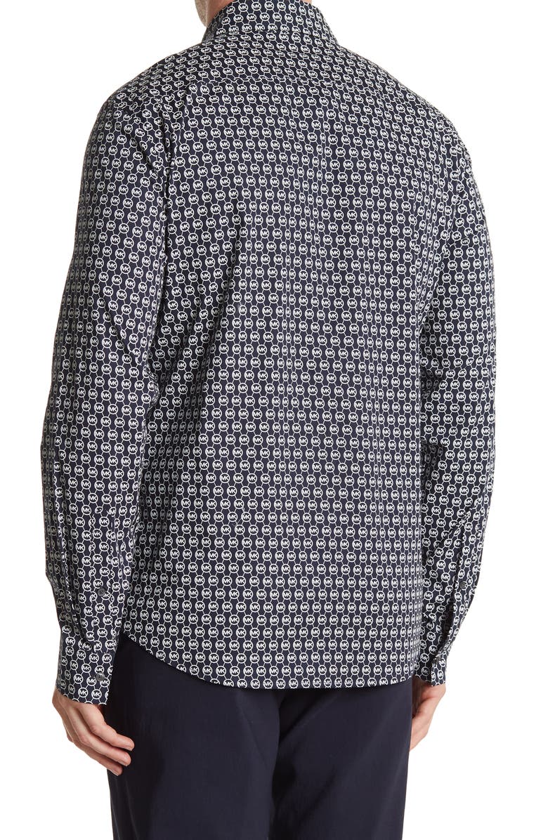 Michael Kors Logo Link Button Front Shirt | Nordstromrack
