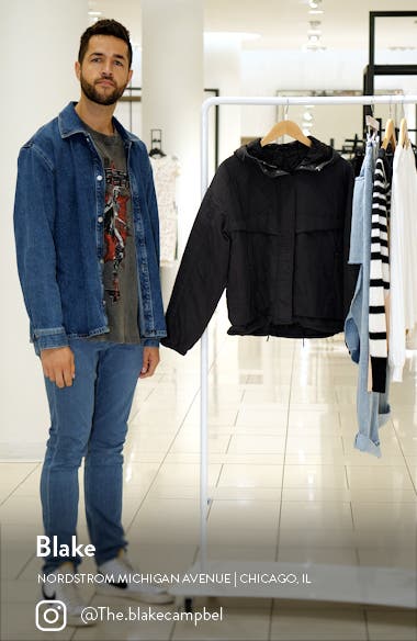 Bernardo Water Repellent Hooded Rain Jacket | Nordstromrack