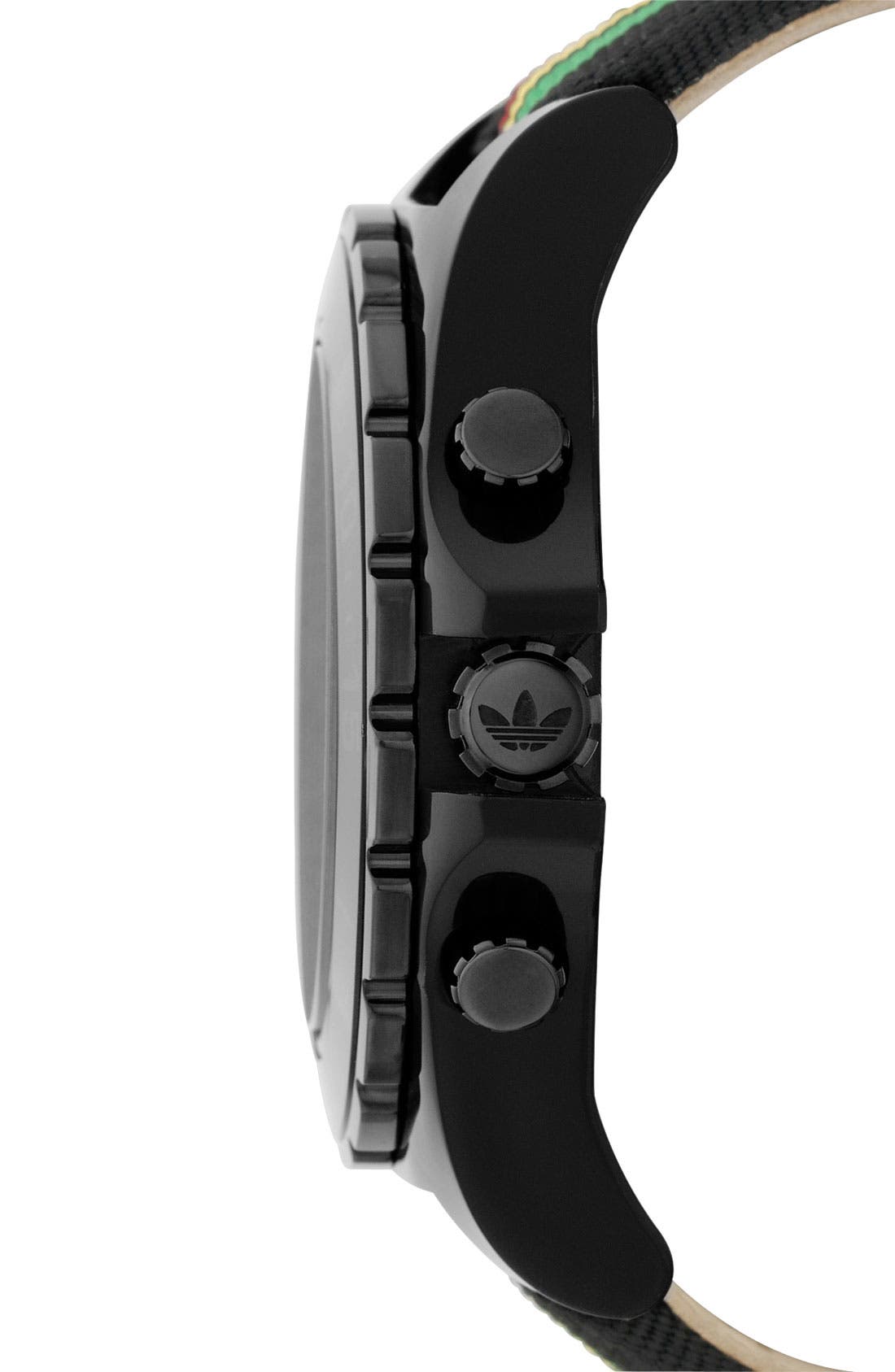 adidas Originals 'Stockholm' Nylon Strap Watch, 44mm | Nordstrom