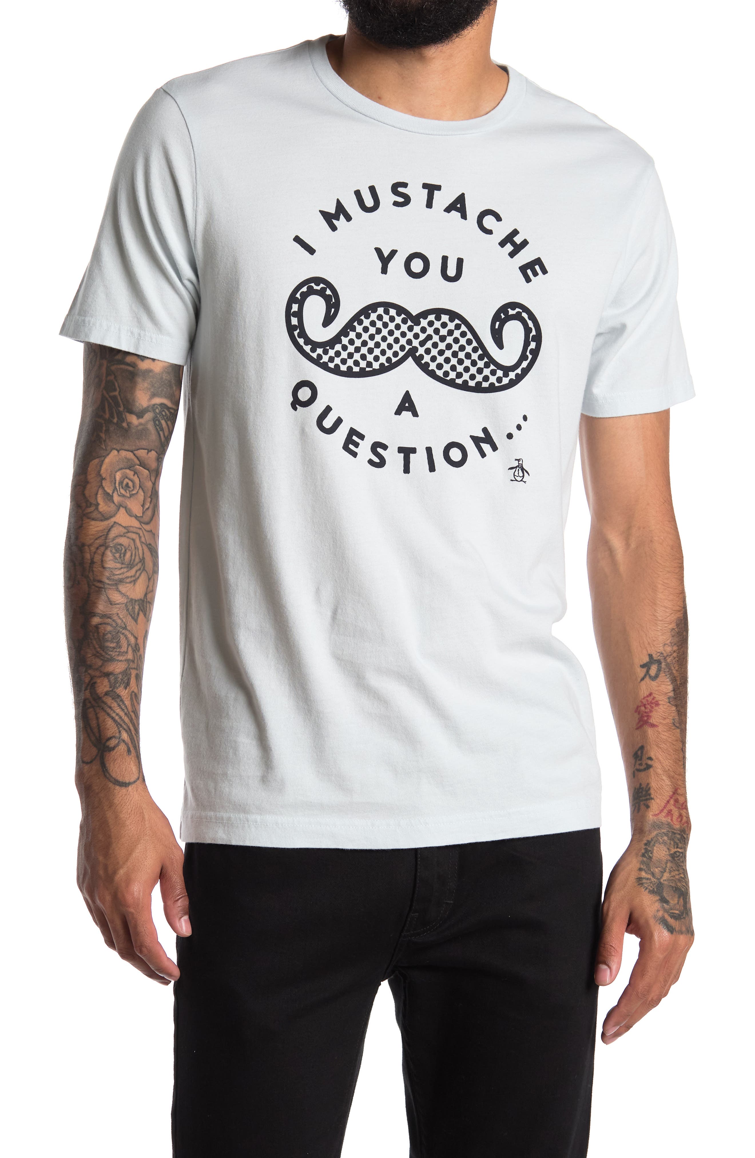 Original Penguin Graphic Mustache Tee | Nordstromrack