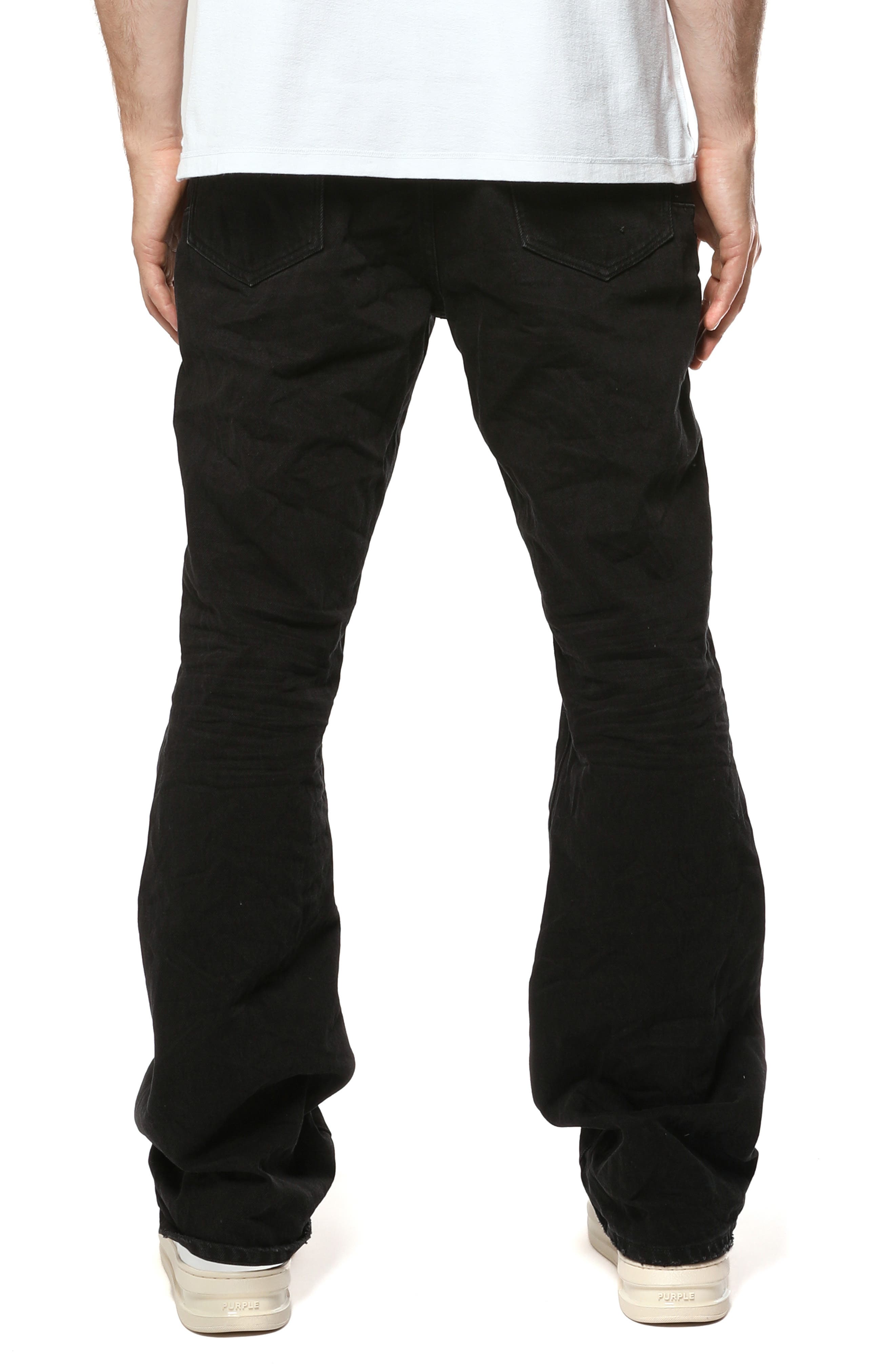PURPLE BRAND Lancer Ripped Knee Bootcut Jeans | Nordstrom
