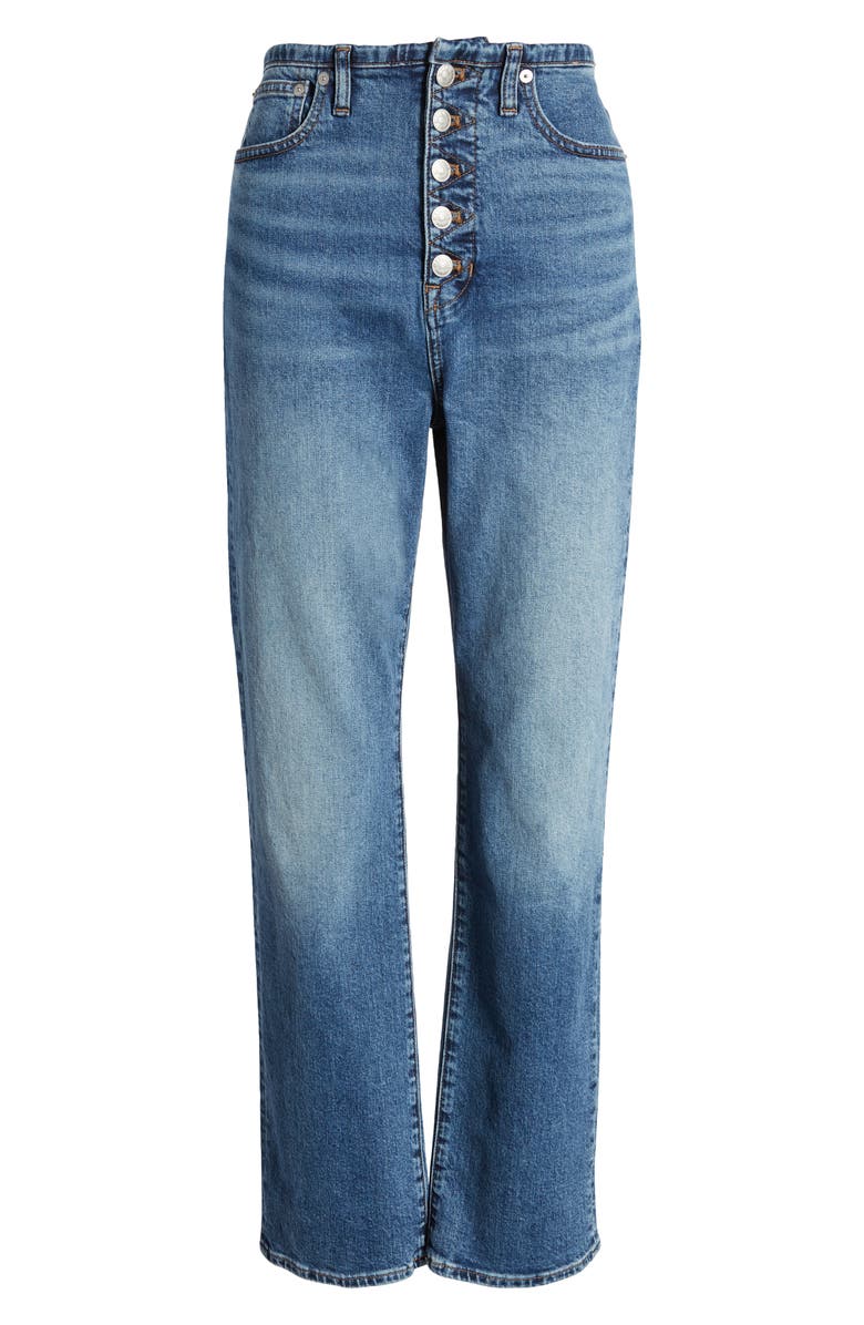 Madewell The '90s Piped Waist Straight Leg Jeans | Nordstromrack